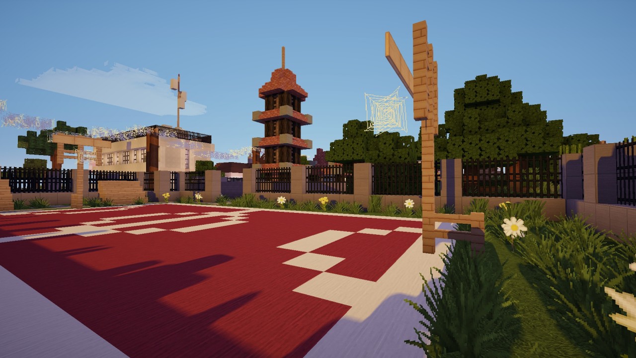Japanese Village in Minecraft Minecraft Map