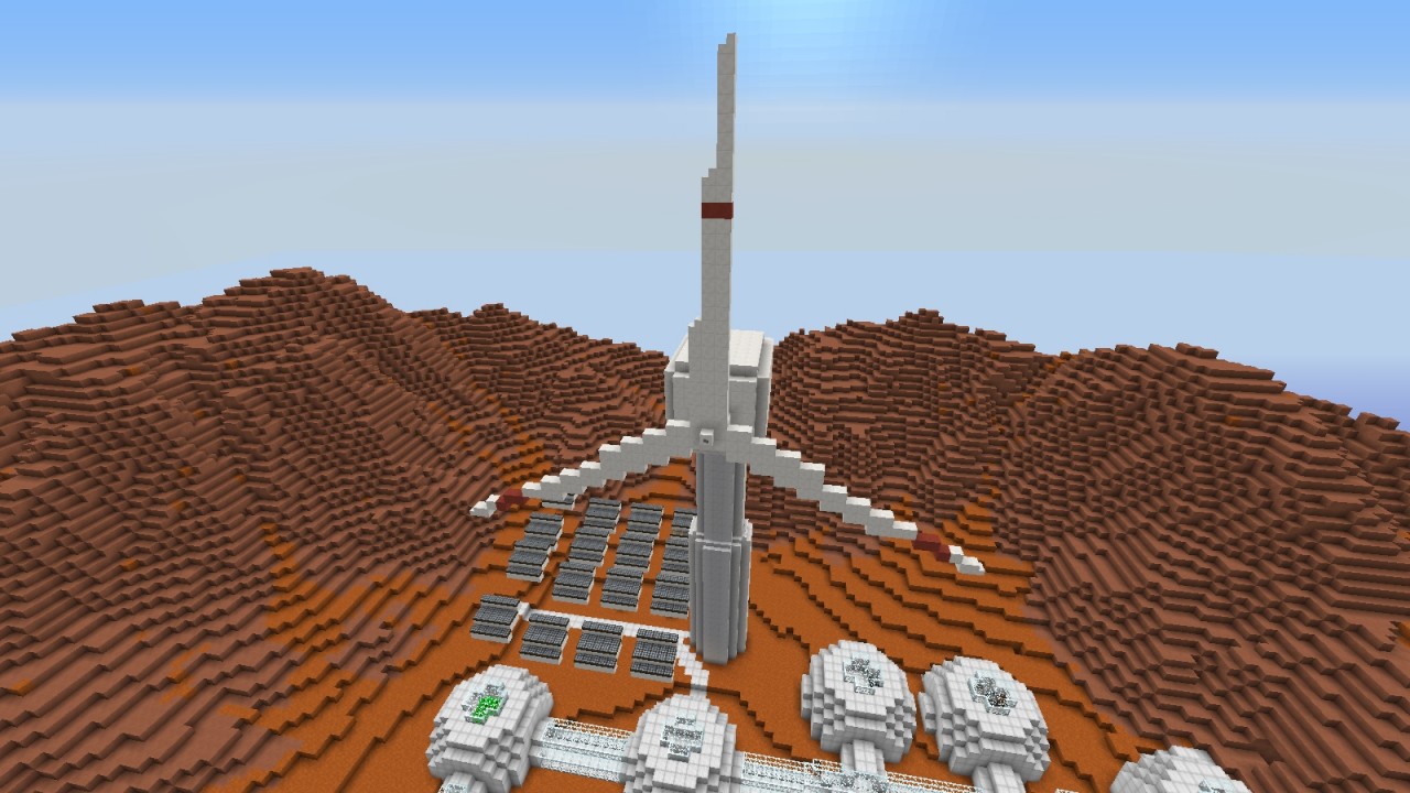 PMC Build Contest map - Mars base Minecraft Map