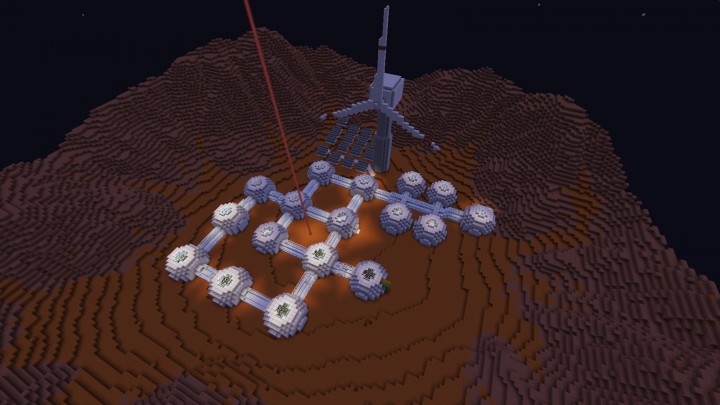 PMC Build Contest map - Mars base Minecraft Map