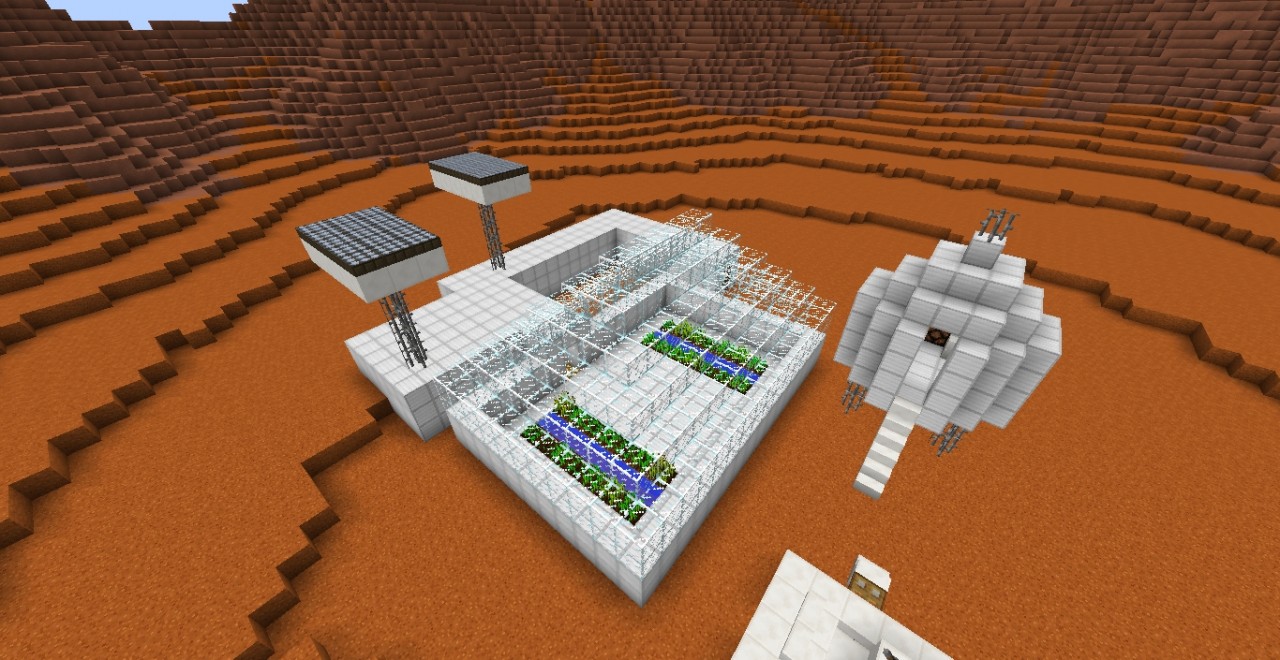 Life on Mars Solo Build Challenge Minecraft Map