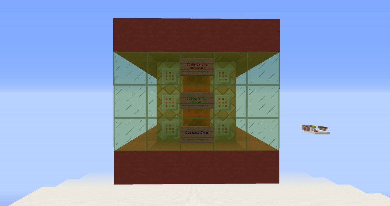 Customs Spawn Egg one command Minecraft Map