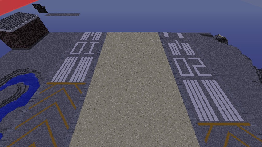 Airport Runway+taxiway pack Minecraft Map
