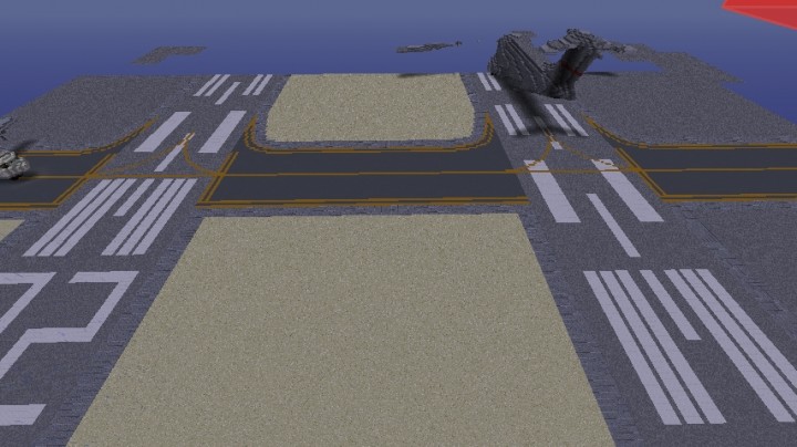 Airport Runway+taxiway pack Minecraft Map