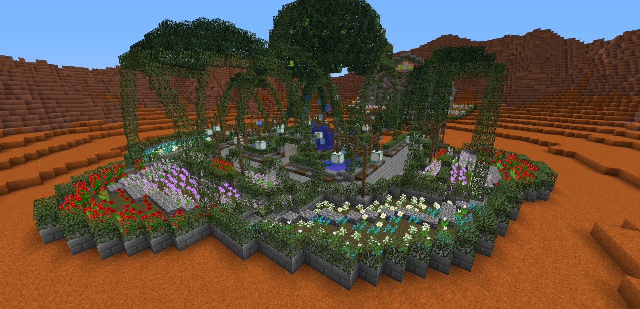 Royal Palace and Garden | Life On Mars Minecraft Map