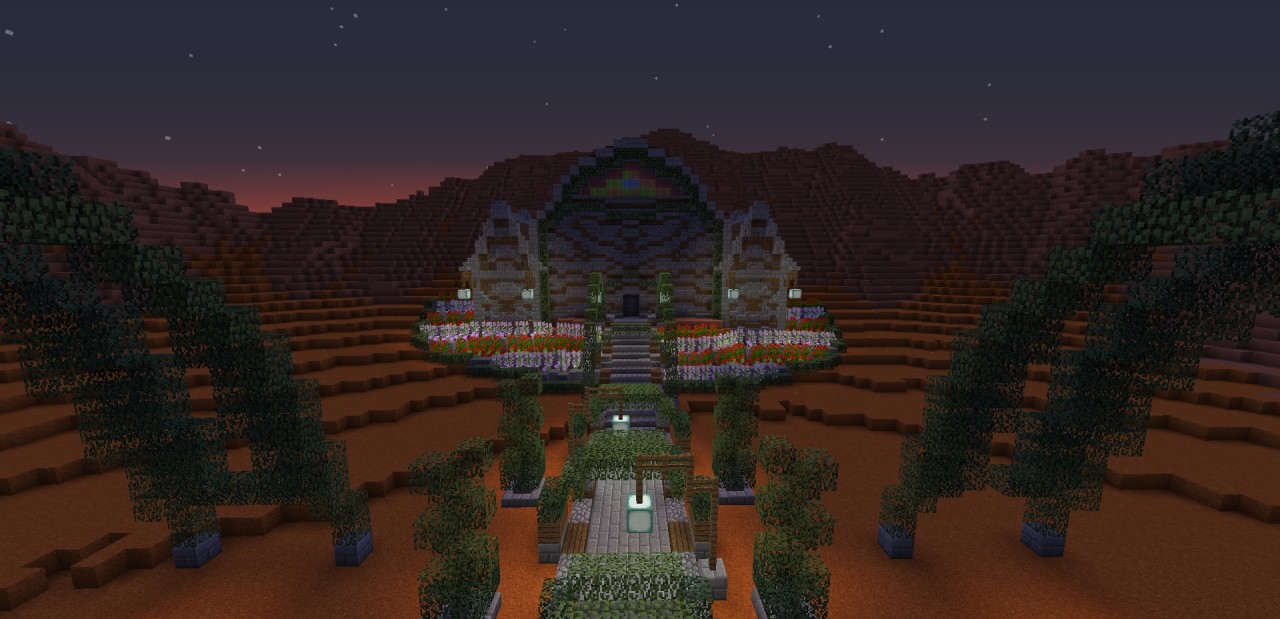 Royal Palace and Garden | Life On Mars Minecraft Map