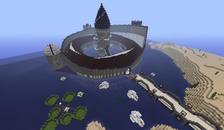 Fantasy Water Castle Minecraft Map