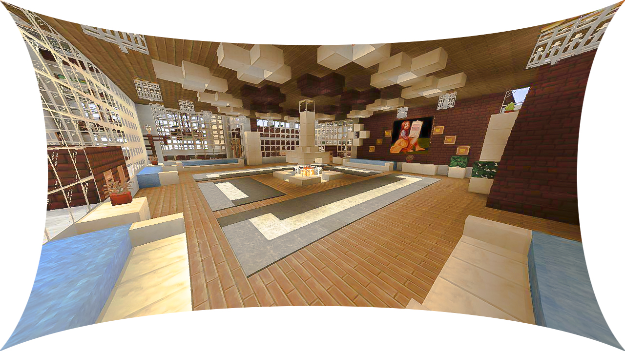 Abstract Cube House Minecraft Map