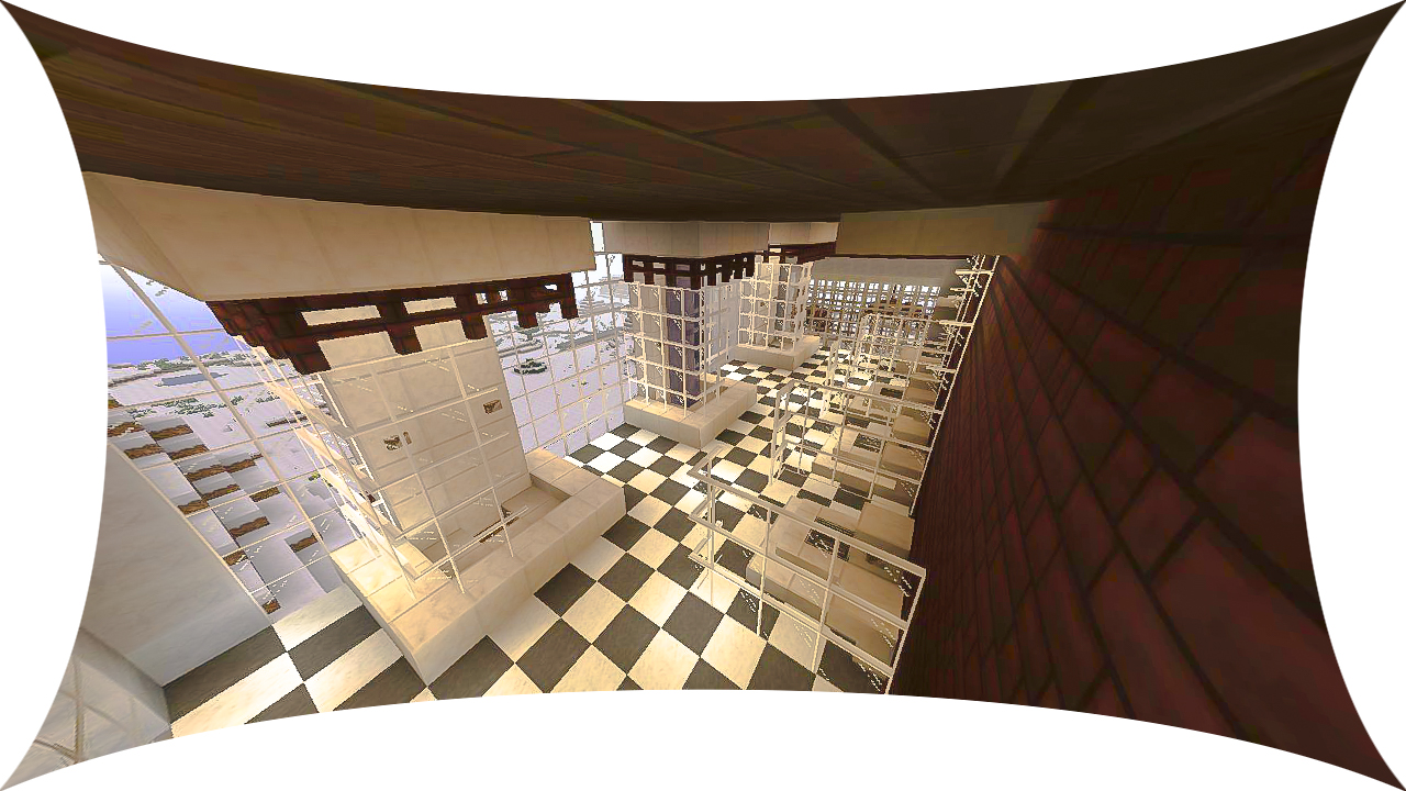 Abstract Cube House Minecraft Map