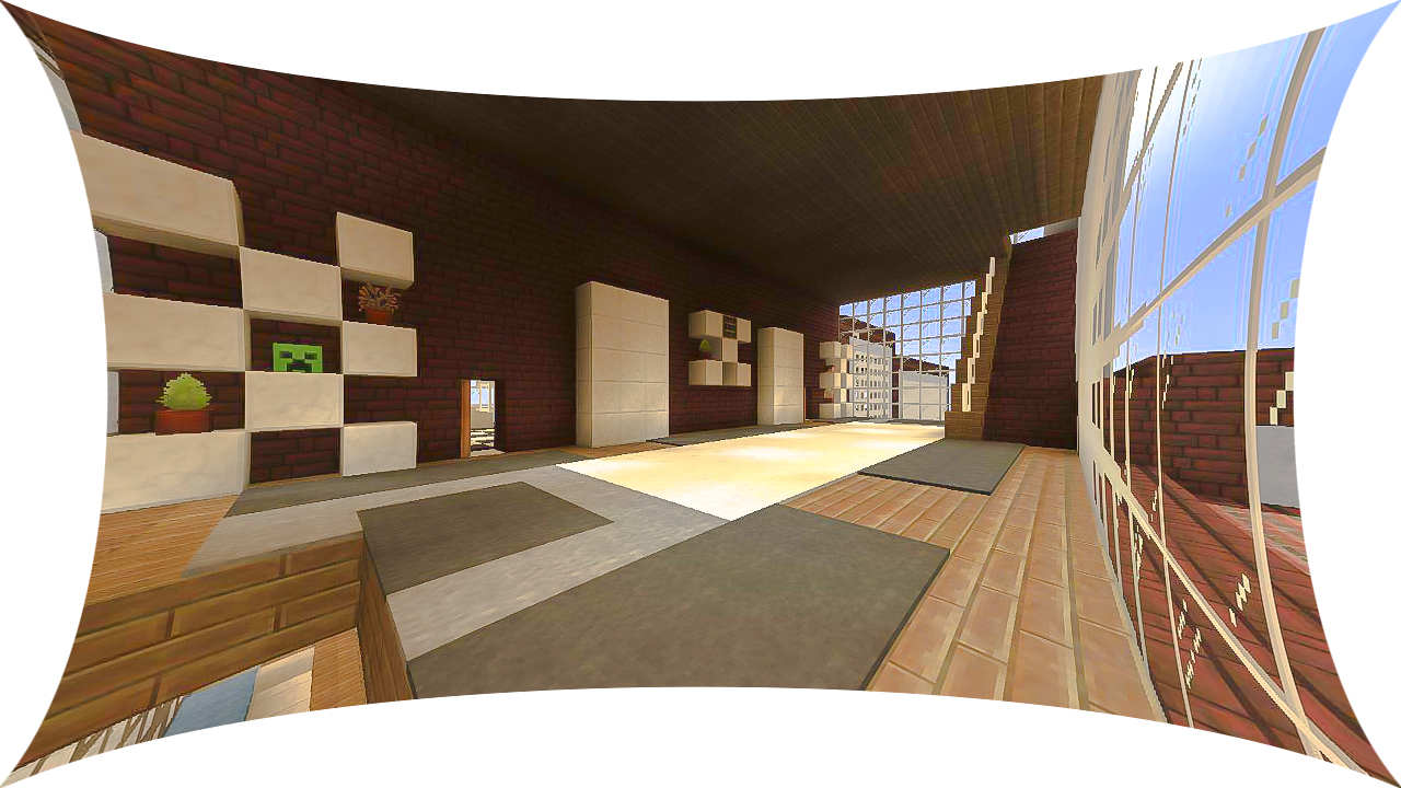 Abstract Cube House Minecraft Map