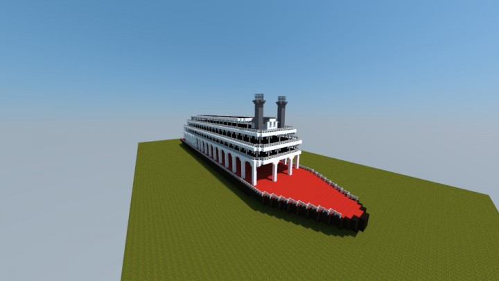American Queen Steamboat (work in progress) Minecraft Map