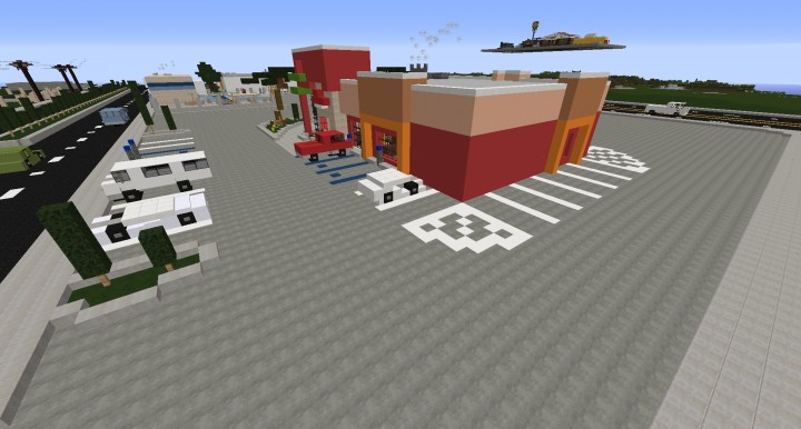 Port Ray Builds | Outback Steakhouse! [100+ sub special!] Minecraft Map