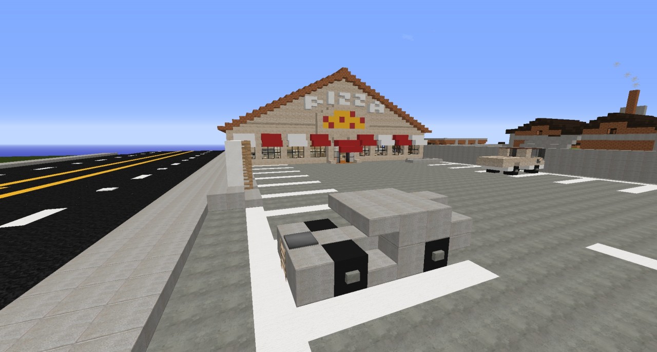 Port Ray Builds | Small Pizza Parlor [v2] Minecraft Map