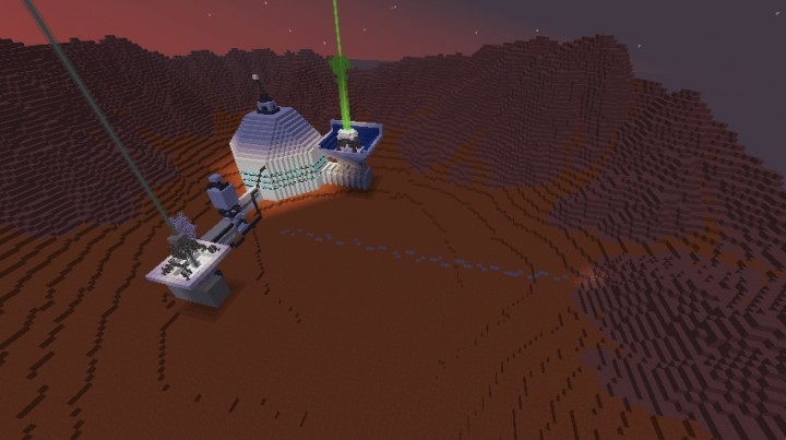 Life On Mars Space Home Minecraft Map