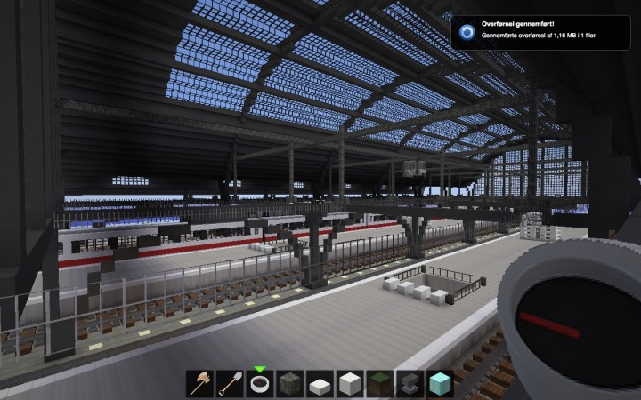 Huge Train Station Minecraft Map