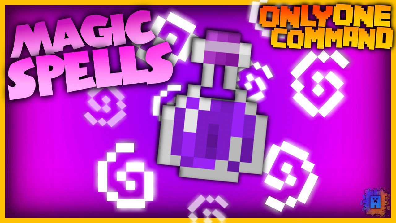 Spells with only one command! | Vanilla Minecraft Magic! Minecraft Map