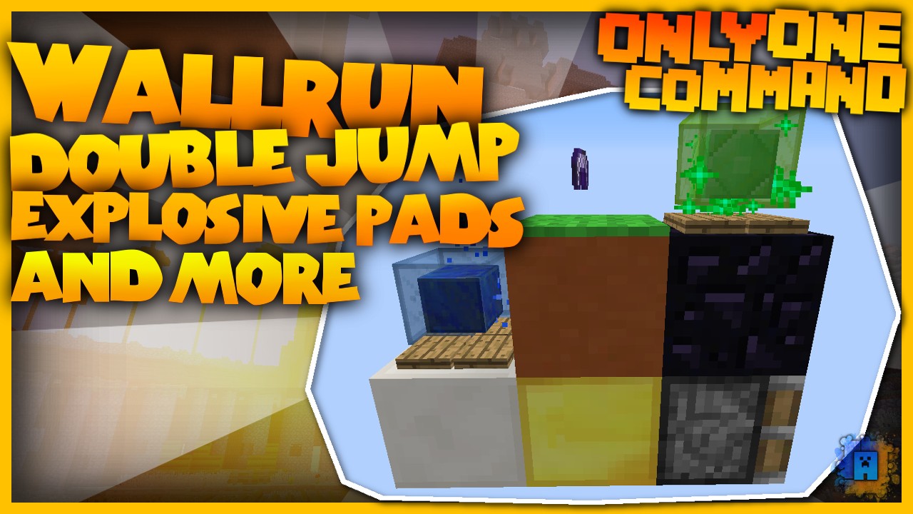 Wallrun, Double Jump, Crawling,... in Vanilla Minecraft! Minecraft Map