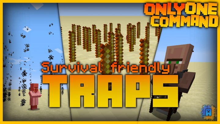 Spike Traps & more with only one command! | Vanilla Minecraft Minecraft Map