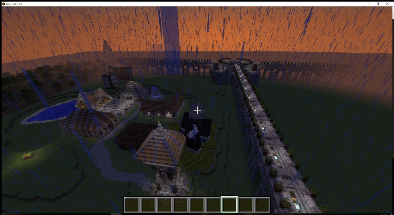 a basic spawn Minecraft Map