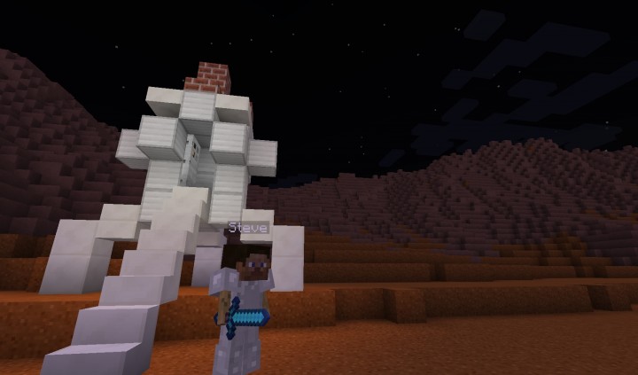 Steve's Adventure to Mars Minecraft Map