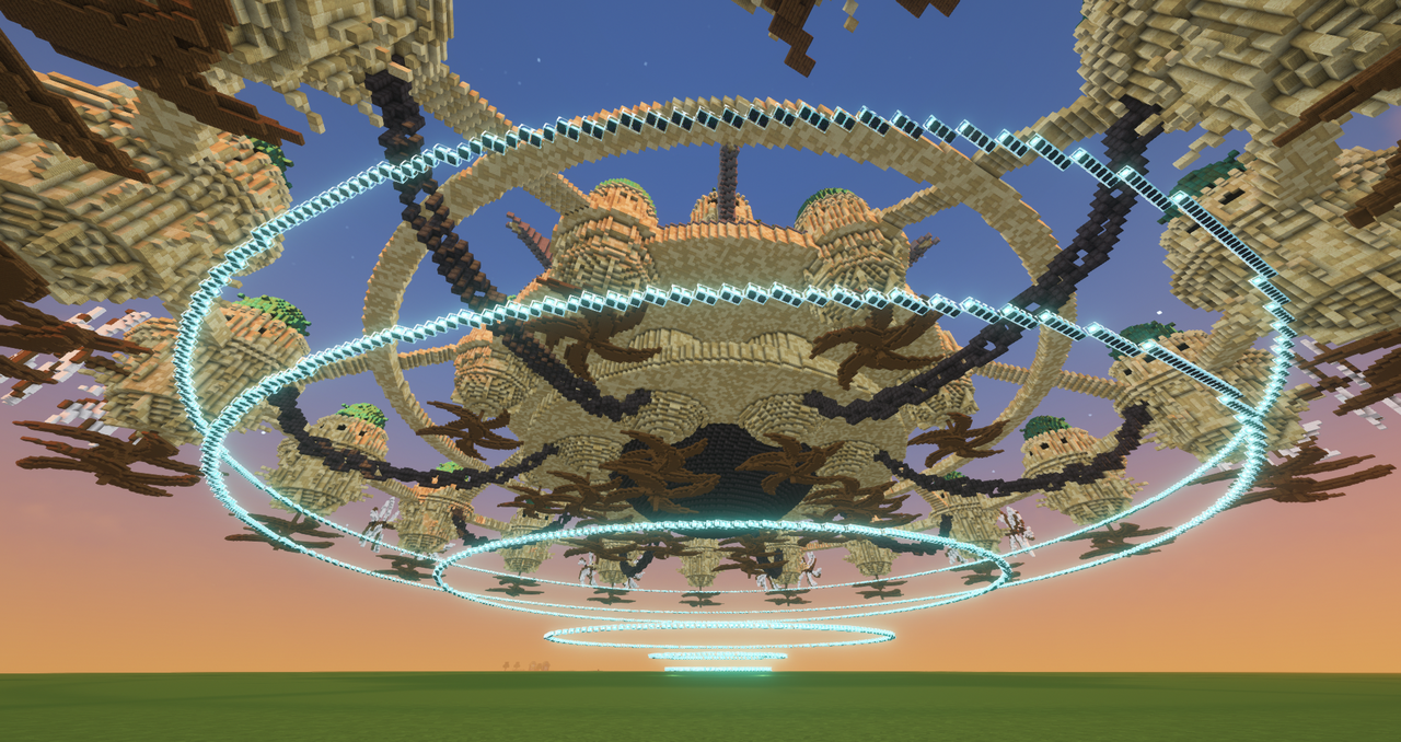 Steampunk Floating Castle Minecraft Map