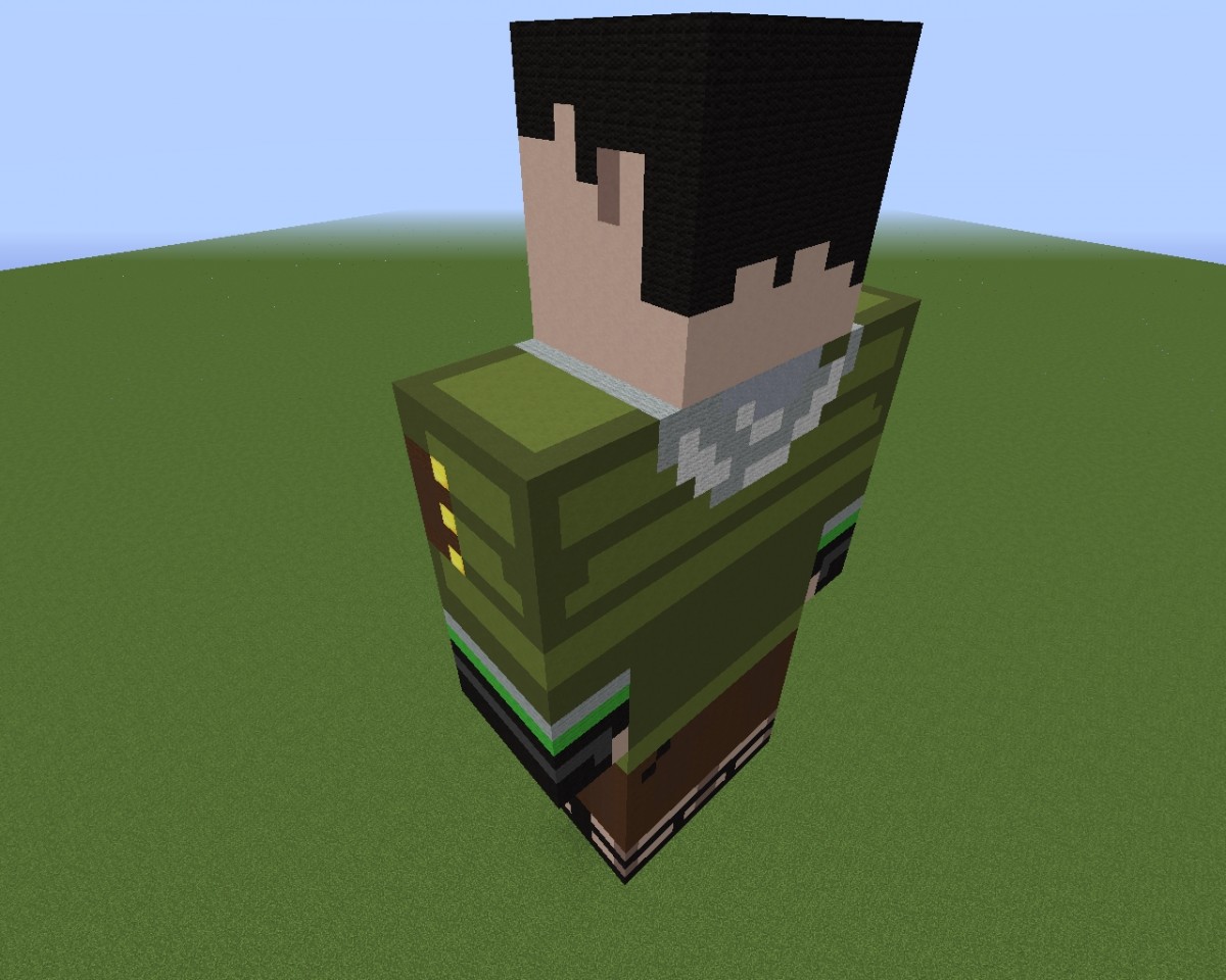 Axel from Minecraft Story Mode original build contest DanTDM Minecraft Map