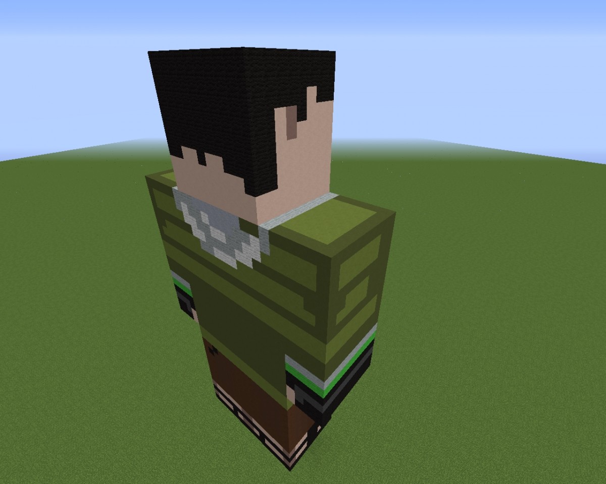 Axel from Minecraft Story Mode original build contest DanTDM Minecraft Map