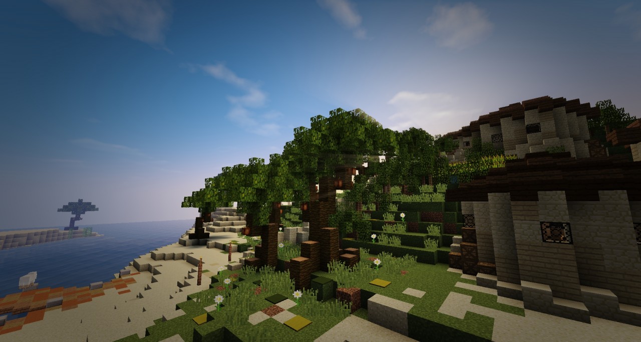 Island Resort (City/Town) Project Minecraft Map