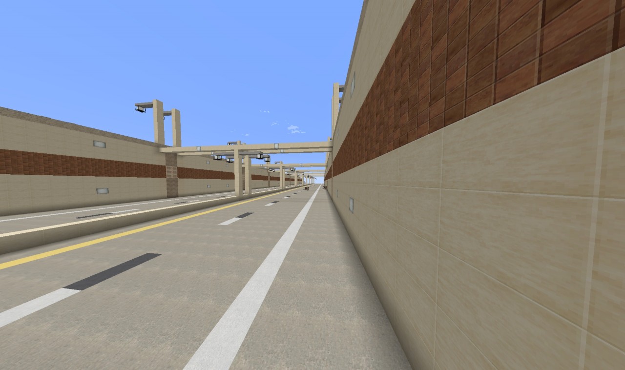 Double Decker Freeway- Interstate 635 Minecraft Map