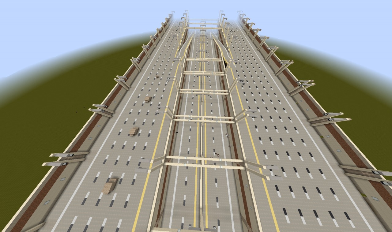 Double Decker Freeway- Interstate 635 Minecraft Map