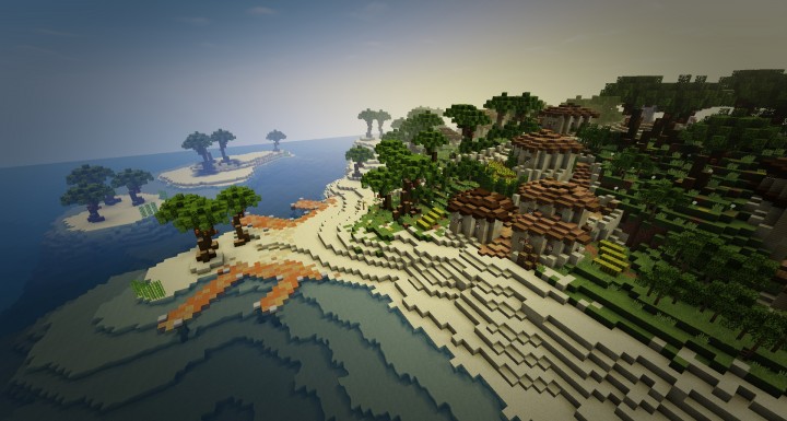 Island Resort (City/Town) Project Minecraft Map