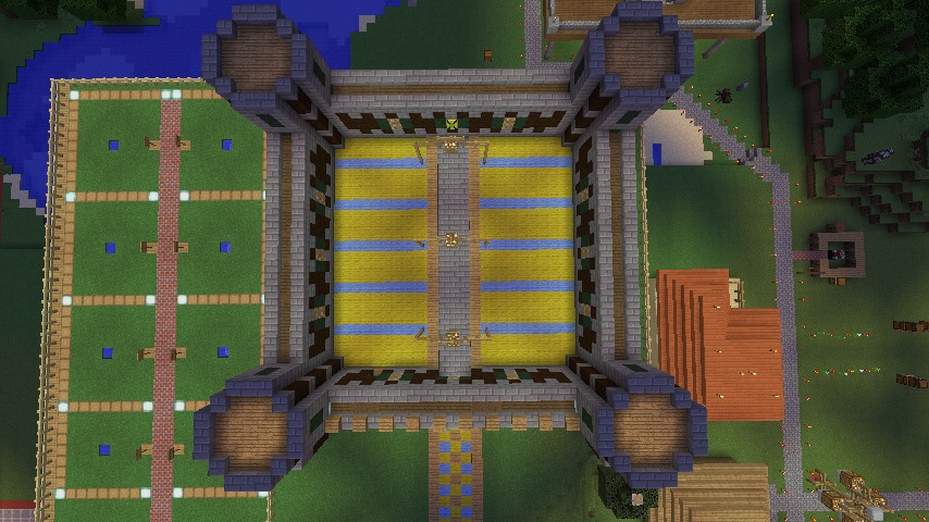Mini city walls. Minecraft Map