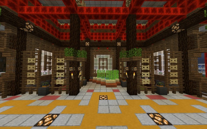Chinese tea house Minecraft Map