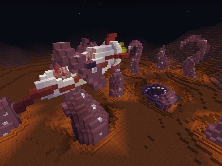 Alien Tentacle Monster attack! Minecraft Map