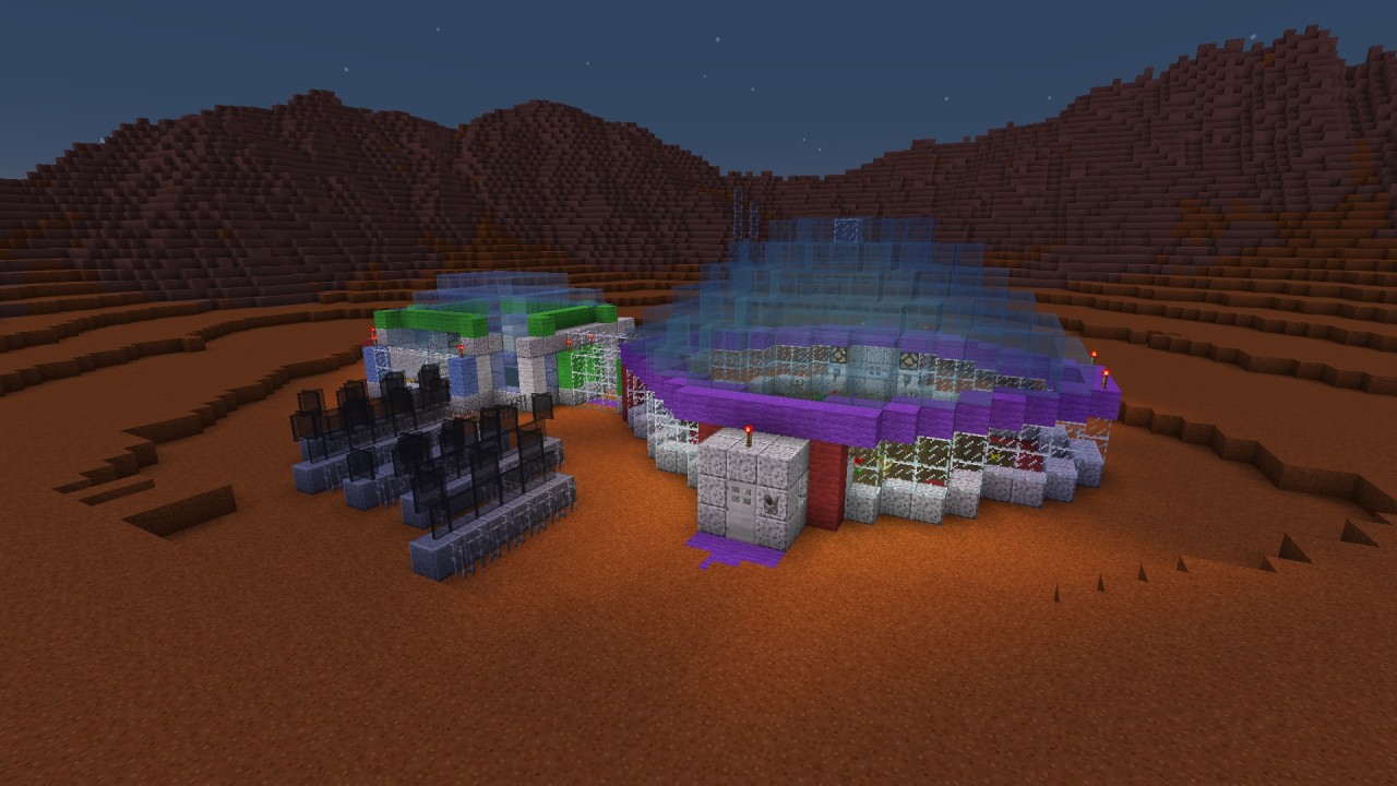 Mars Base Alpha - Four Person Research Station Minecraft Map