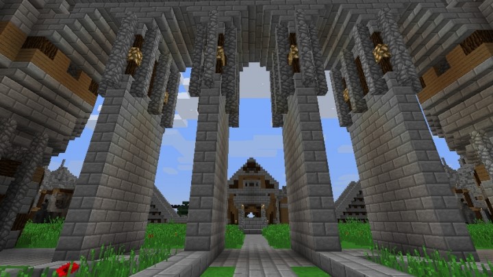 Concept idea for Hub Minecraft Map