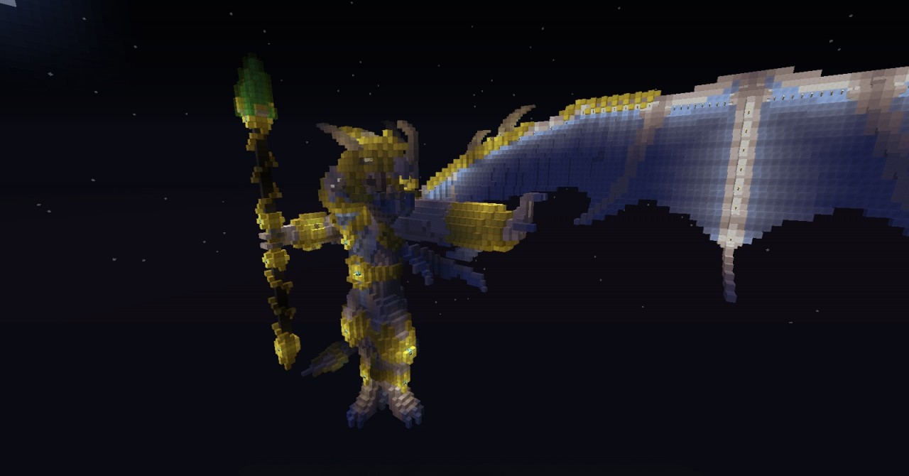 Dragon Armor Golden Minecraft Map
