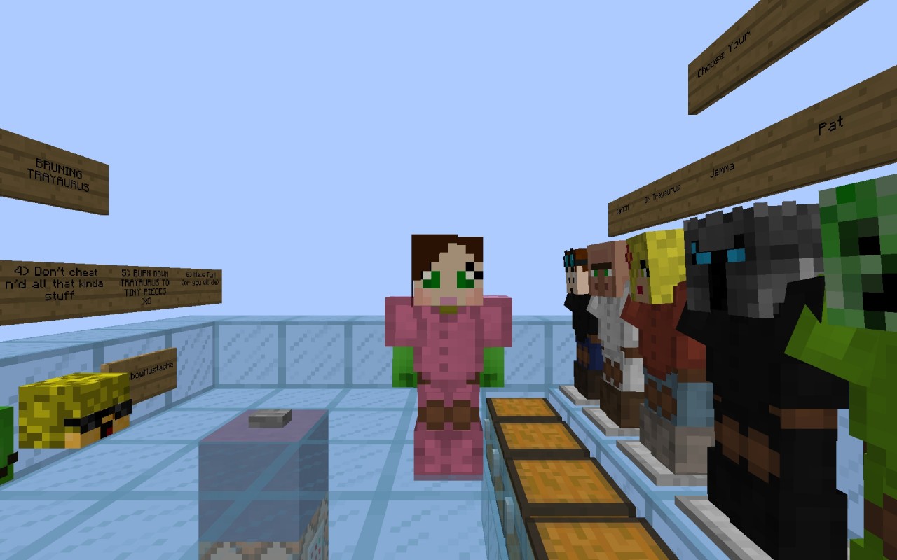 Burning Trayaurus Minecraft Map