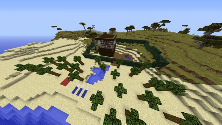 canadian modern house Minecraft Map