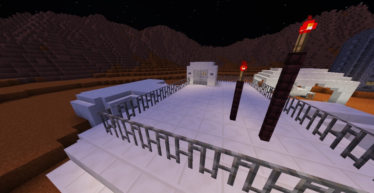Mars Redstone Mine base Minecraft Map