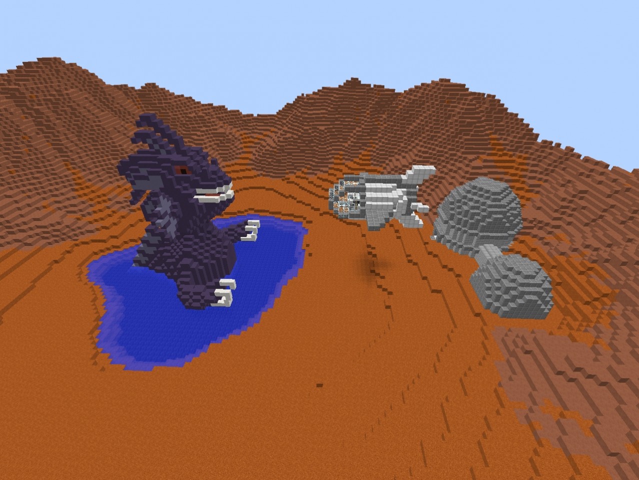 The monster below Minecraft Map