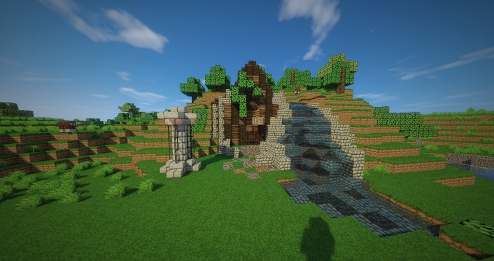 Medieval Mountain House Minecraft Map