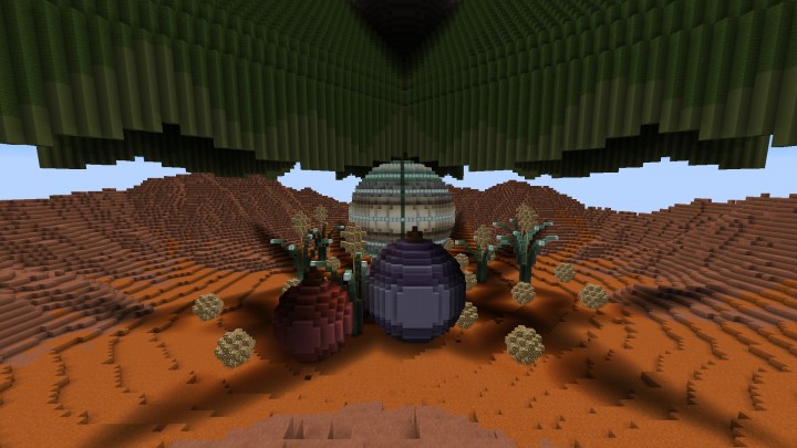 The Seed Pod of Life on Mars Minecraft Map