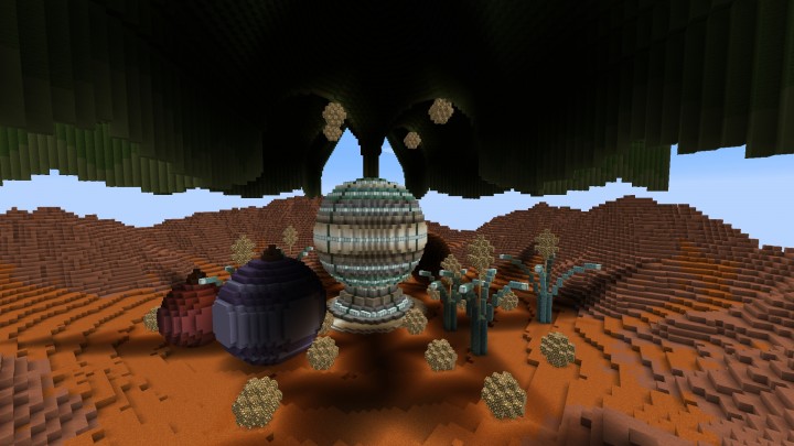 The Seed Pod of Life on Mars Minecraft Map