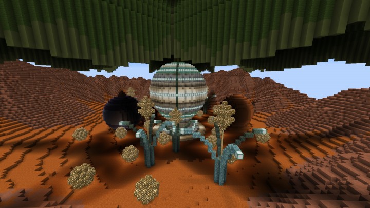 The Seed Pod of Life on Mars Minecraft Map