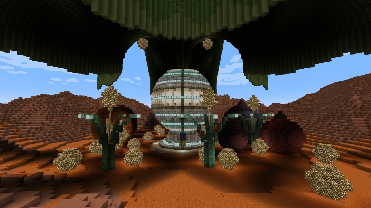 The Seed Pod of Life on Mars Minecraft Map