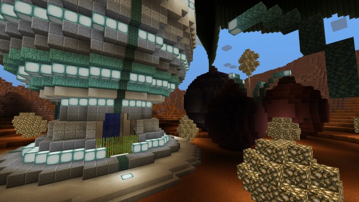The Seed Pod of Life on Mars Minecraft Map
