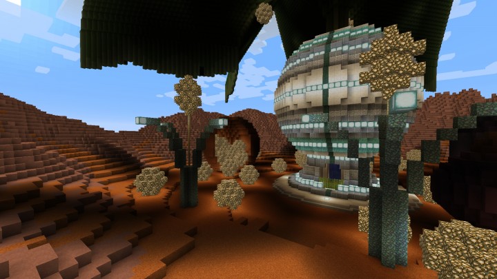 The Seed Pod of Life on Mars Minecraft Map
