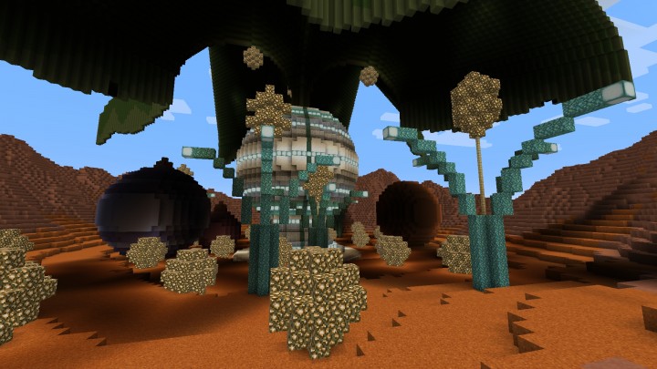 The Seed Pod of Life on Mars Minecraft Map