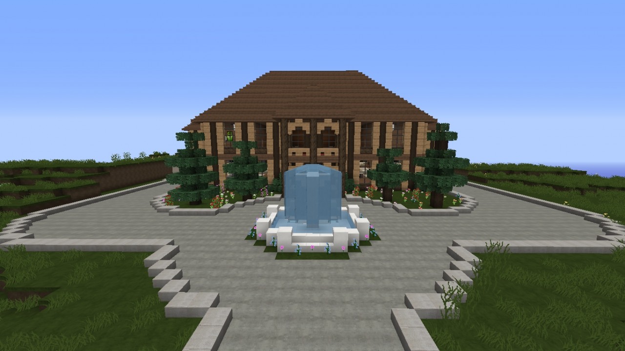 Custom Mansion Build Minecraft Map