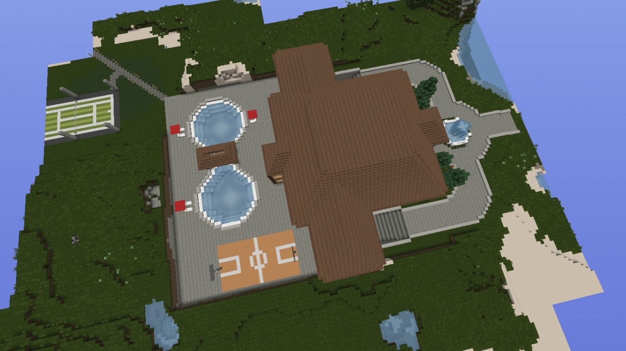 Custom Mansion Build Minecraft Map